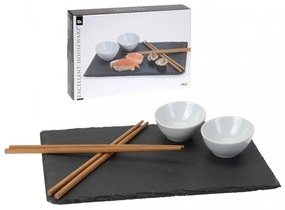 EXCELLENT Sushi set porcelán/břidlice/bambus sada 7ks KO-210000100