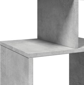Knihovna betonově šedá 92 x 29 x 188 cm kompozitní dřevo 3310319