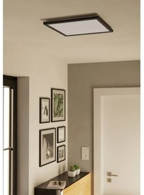 Eglo 901443-LED Koupelnové stropní svítidlo ROVITO 17,6W/230V 39x39cm IP44 černá