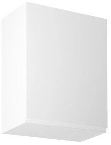 Horní kuchyňská skříňka ASPEN 60 cm; bílý lesk dvířka: pravá dvířka