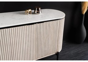 Massive home | Komoda  ADLON 170cm mramorová deska mango