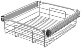 In-Design Koš na prádlo plný výsuv šedá Šířka koše (mm): 400 mm, Minimální nastavitelná šířka: 450 mm, Maximální nastavitelná šířka: 600 mm