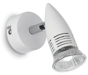 Bodové stropní a nástěnné svítidlo Ideal Lux Alfa AP1 bianco 099057 bílé