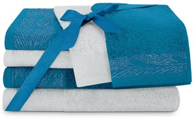 Sada 6 ks ručníků ALLIUM klasický styl modrá