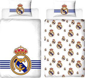 Oboustranné ložní povlečení, 140 x 200 cm, 70 x 90 cm (Real Madrid)