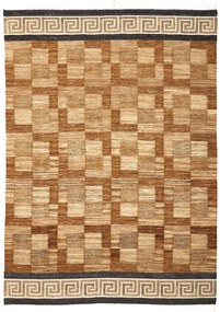 Diamond Carpets India, Ručně vázaný kusový koberec Greta Roma DE 2254 Multi Colour, 240x300, hnědá, chodba / předsíň
