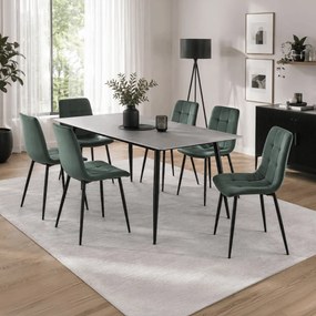 Autronic Jídelní židle CT-V5081 Barva potahu: Šedá