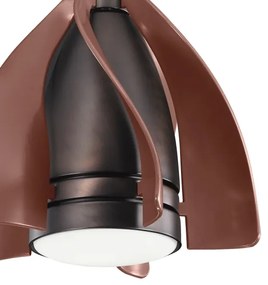Kichler KLF-TERNA-15-BB-LED Stmívatelný stropní ventilátor TERNA LED/10W/230V+DO