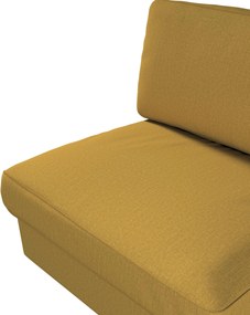 Potah na neskládací křeslo IKEA Kivik barva žlutá látka pletený vzor