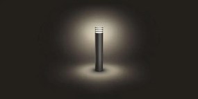 PH 17403/93/P0 Hue White Venkovní sloupkové svítidlo Philips Lucca 17403/93/P0 antracitové, 2700K, 77cm - PHILIPS HUE (915005561401)