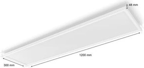 8720169328952 Philips Hue White Ambiance Aurelle stropní panel LED 300x1200mm 39W/3750lm 2200-6500K bílá bluetooth