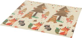 AIYAPLAY Hrací podložka baby 196 x 176 x 1,5 cm skládací oboustranná podložka na plazení Vícebarevná 431-081V03MX