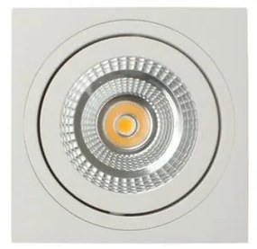 LED2 1160131 Box, bílé stropní čtvercové bodové svítidlo, 6W LED 3000K, 9x9x9,5cm