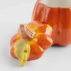 HOME & YOU Hrnek s víčkem dýně 390 ml - oranžová