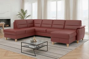 XXXLutz SEDACÍ SOUPRAVA, kůže, červenohnědá Sit & More - Sedací soupravy - 00014403329V