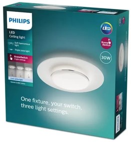 Philips- LED Stmívatelné stropní svítidlo GARNET SCENE SWITCH LED/30W/230V 4000K
