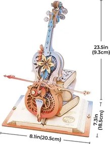ROBOTIME Rokr 3D dřevěné puzzle Nádherná symfonie 199 dílků