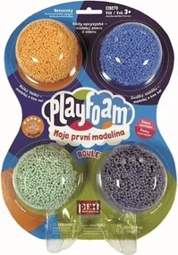 PLAYFOAM Kuličková modelína Sada 1+1 / 4 barevné + 4 svítící kuličky /