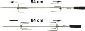 Cattara Grilovací jehla 84-94 cm / Grilovací jehla / Průřez 8x8 mm / Ú