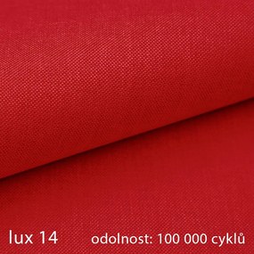 Sedací souprava SLIM Lux | 215x164 | rozkládací + úložný prostor | 14 červená | LEVÁ i PRAVÁ