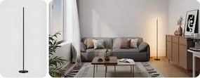 Govee H8076 Smart Corner Floor Lamp černá / Stojací lampa / RGBICWW /
