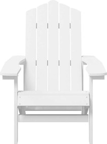 Zahradní křesla Adirondack 2 ks HDPE bílá 3095692