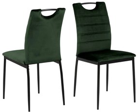 Jídelní židle Dia tmavě zelená