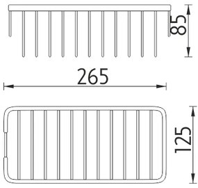 Nimco Drátěná polička - OP 113N-26