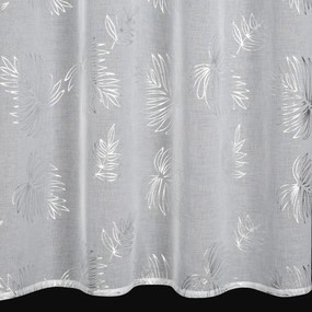 ZÁCLONA NA KROUŽCÍCH CAPRI 140X250 CM VZOROVANÁ