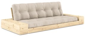 Béžová rozkládací pohovka 244 cm Base – Karup Design