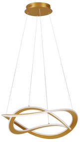 Designový lustr Celestia zlatá