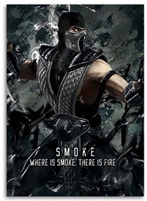 Gario Obraz na plátně Postava ze hry Mortal Kombat Smoke - SyanArt Rozměry: 40 x 60 cm