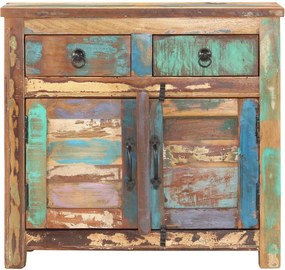 Příborník 70 x 35 x 65 cm masivní recyklované dřevo 287490