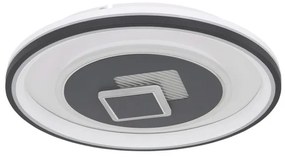 GLOBO 48454-46 SUNDI stropní svítidlo LED D500mm 46W/2030lm 2700-6000K bílá, černá, opál, stmívatelné, dálkové ovládání Stropní svítidla a stropnice