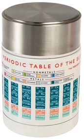 Krémová/ve stříbrné barvě termoska na jídlo/dětská 450 ml Periodic Table – Rex London