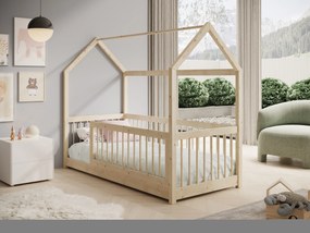 ADRK Furniture Postel Domek Graja s matrací CH-GRA-P-180-M