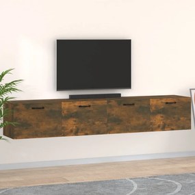 Nástěnné skříňky 2 ks kouřový dub 100 x 36,5 x 35 cm kompozit 3115673