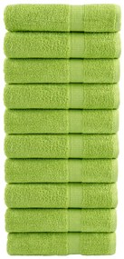 Premium ručníky SOLUND 10 jablkově zelené 50x100cm 600g/m² 137499