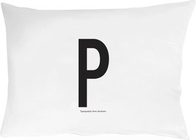 Povlak na polštář Arne Jacobsens Vintage ABC písmeno P