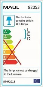 Maul Craft bílá / Stolní LED lampa / stmívatelná / 970 lm / otočné ram