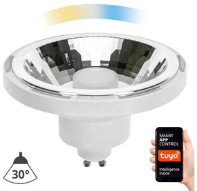 Wojnarowscy LED Stmívatelná žárovka AR111 GU10/10W/230V 3000-6500K Wi-Fi Tuya 30° bílá WJ0318