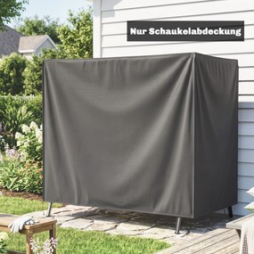 Outsunny Kryt na zahradní houpačku, ochranný obal na hollywoodskou houpačku, voděodolný kryt, 177 x 114 x 152 cm, šedý