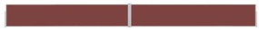 vidaXL Zatahovací boční markýza / zástěna 170 x 1200 cm [313396] Barva: Červená