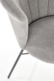 HALMAR K459 židle šedá