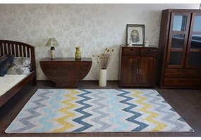 koberec NORDIC CHEVRON béžový G4579 velikost 280x370 cm | krásné koberce cz