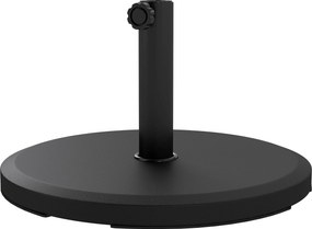 Outsunny 13 kg betonová podstava na slunečník, kulatá — pro tyče Ø34/38/48 mm — balkon, terasa, zahrada | Aosom