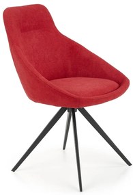Čalouněná židle v moderním stylu Červená VILISTE