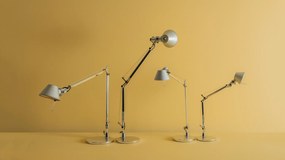 Artemide A0151W00+A003900 Tolomeo Midi Tavolo LED, designová stolní lampa, 9W LED 2700K, hliník, 100cm