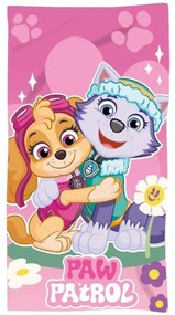 Dětská osuška PAW PATROL růžová 70x140cm Setino