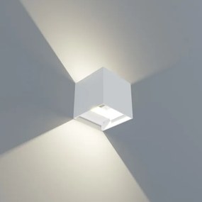 APLED - LED Venkovní nástěnné svítidlo CUBE 2xLED/3W/230V IP65